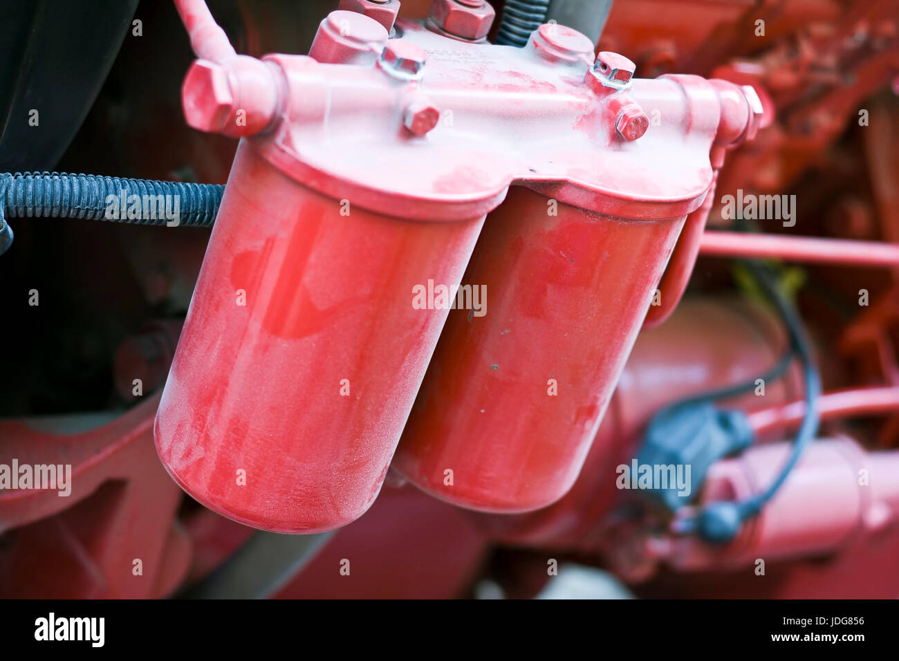Parts of Diesel engine of truck/tractor Stock Photo - Alamy