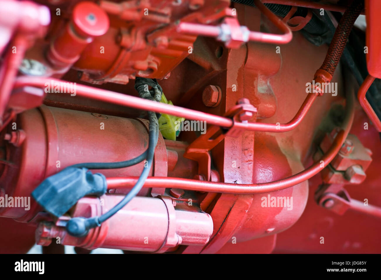 Parts of Diesel engine of truck/tractor Stock Photo - Alamy