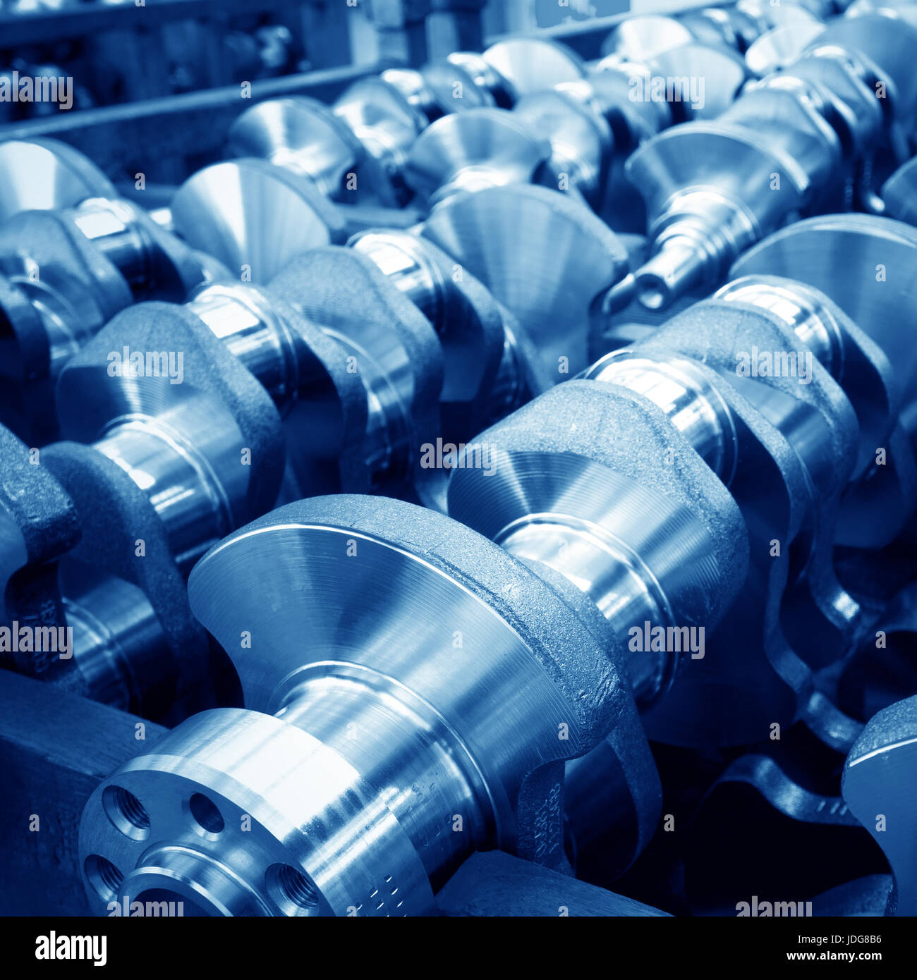 Car parts: crankshaft, close close-up Stock Photo - Alamy