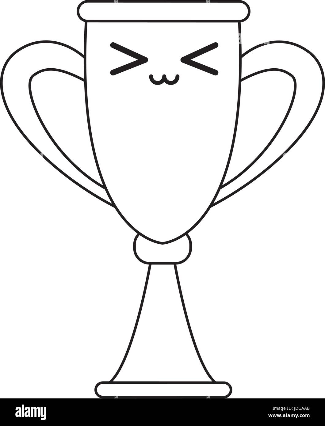Kawaii trophy Stock Vector Images - Alamy