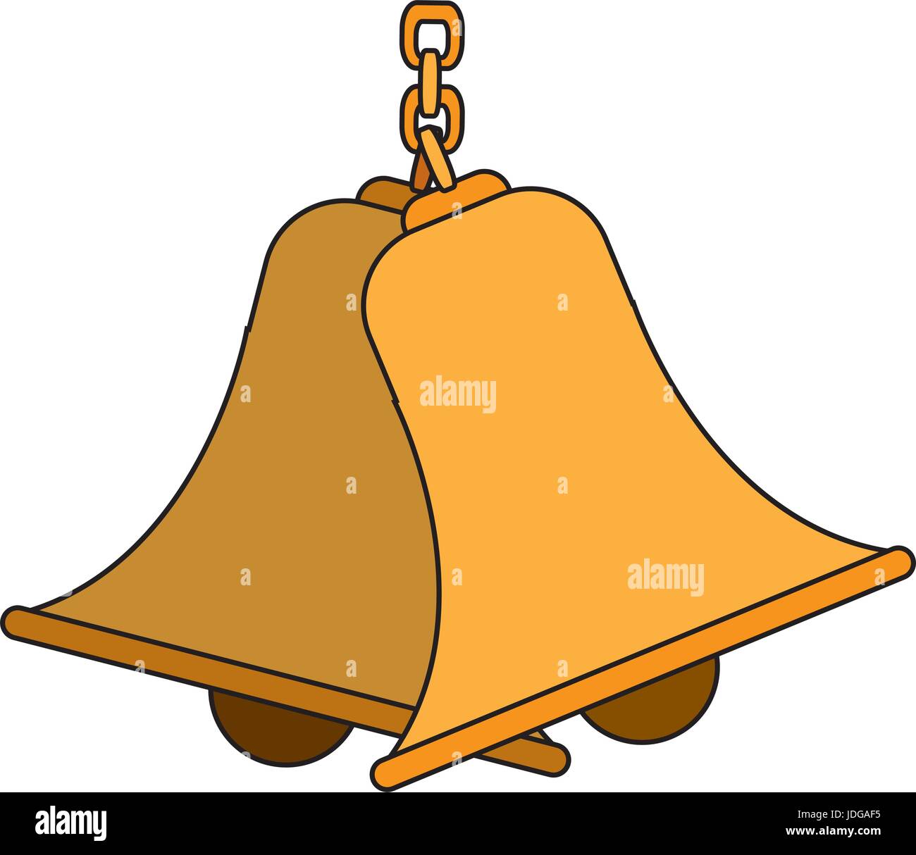 Hand bell chain Stock Vector Images - Alamy