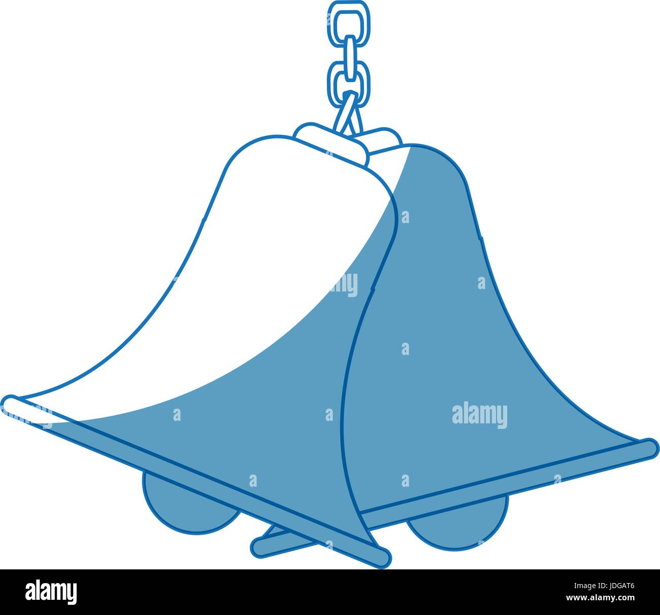 Hand bell chain Stock Vector Images - Alamy