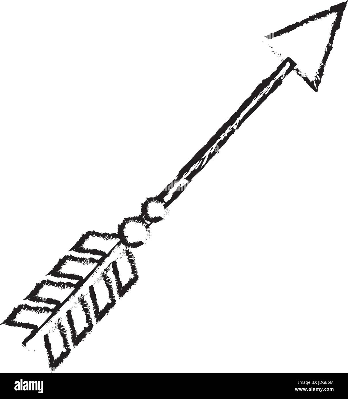 rustic arrow with ornamental design Stock Vector Image & Art - Alamy