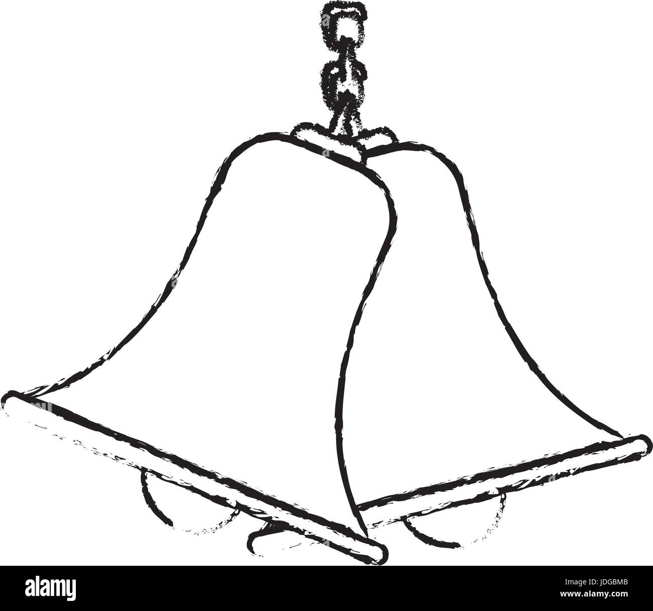 bells hanging on chain instrument sound Stock Vector Image & Art - Alamy