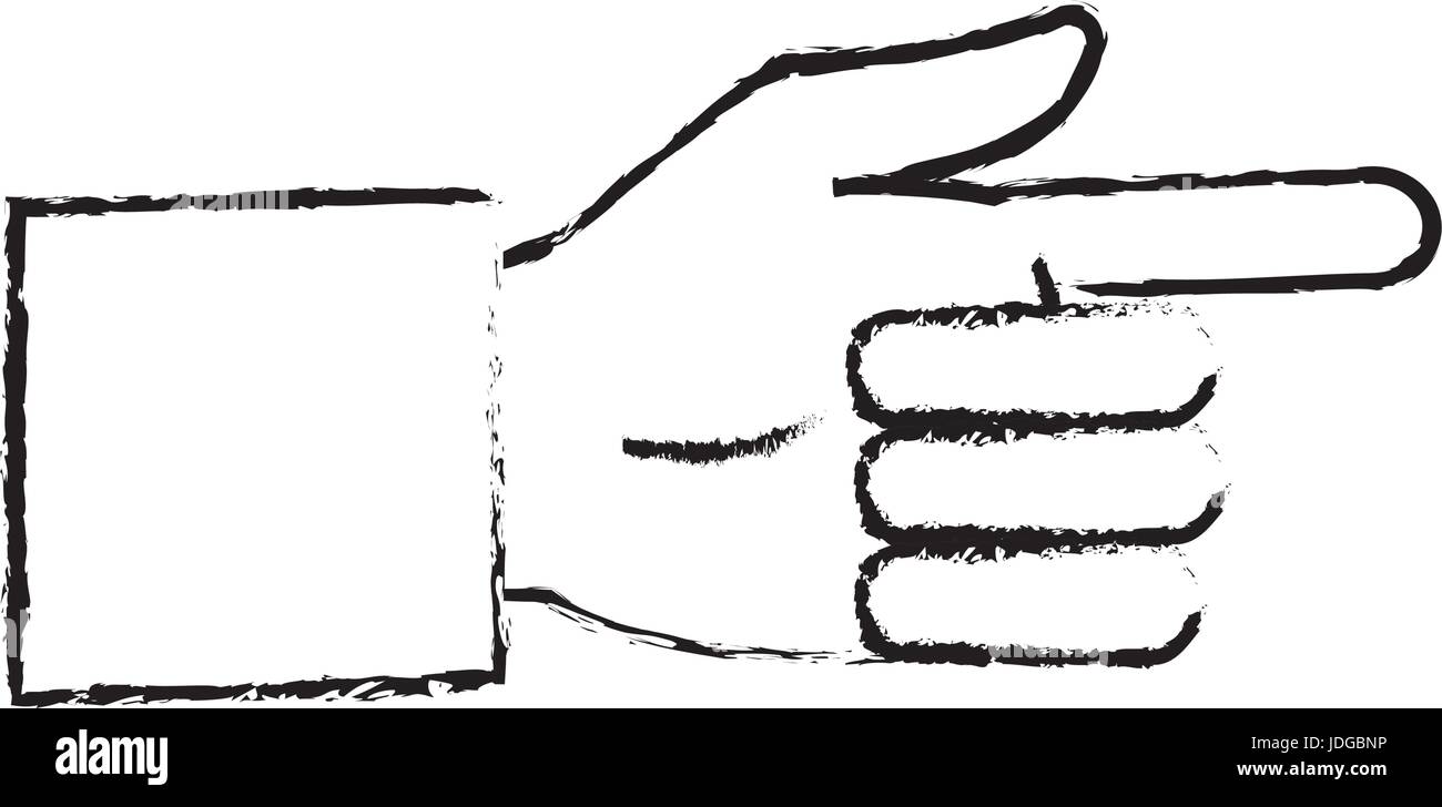 business man hand pointing successful icon Stock Vector Image & Art - Alamy