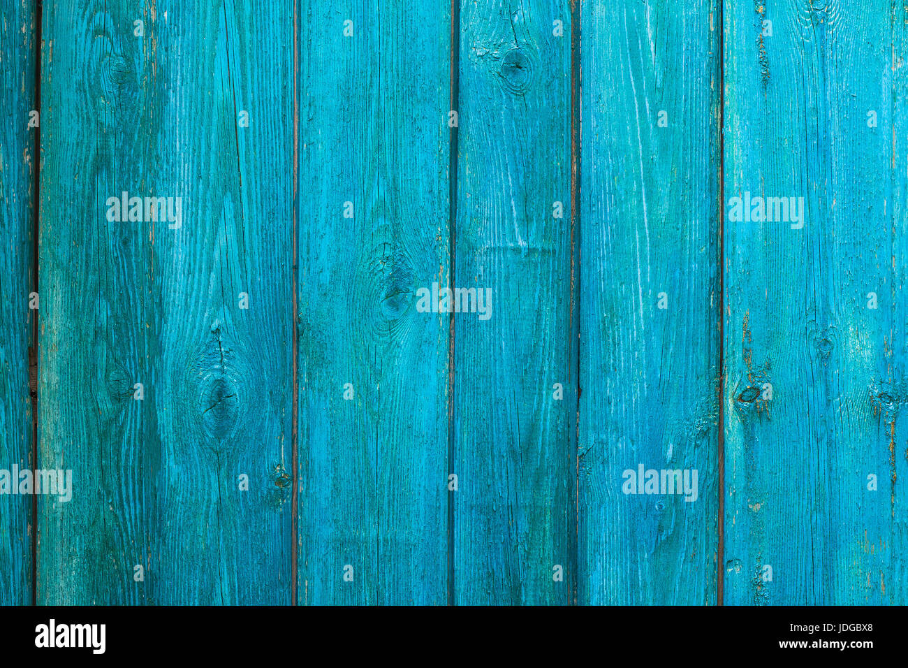Wooden texture of an old fence painted blue Stock Photo - Alamy