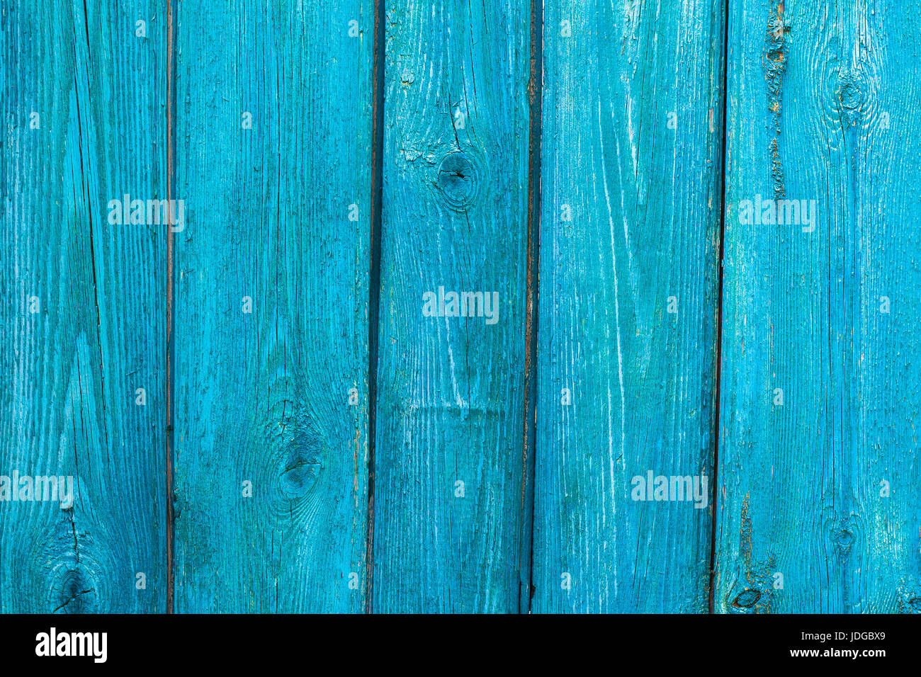 Wooden texture of an old fence painted blue Stock Photo - Alamy