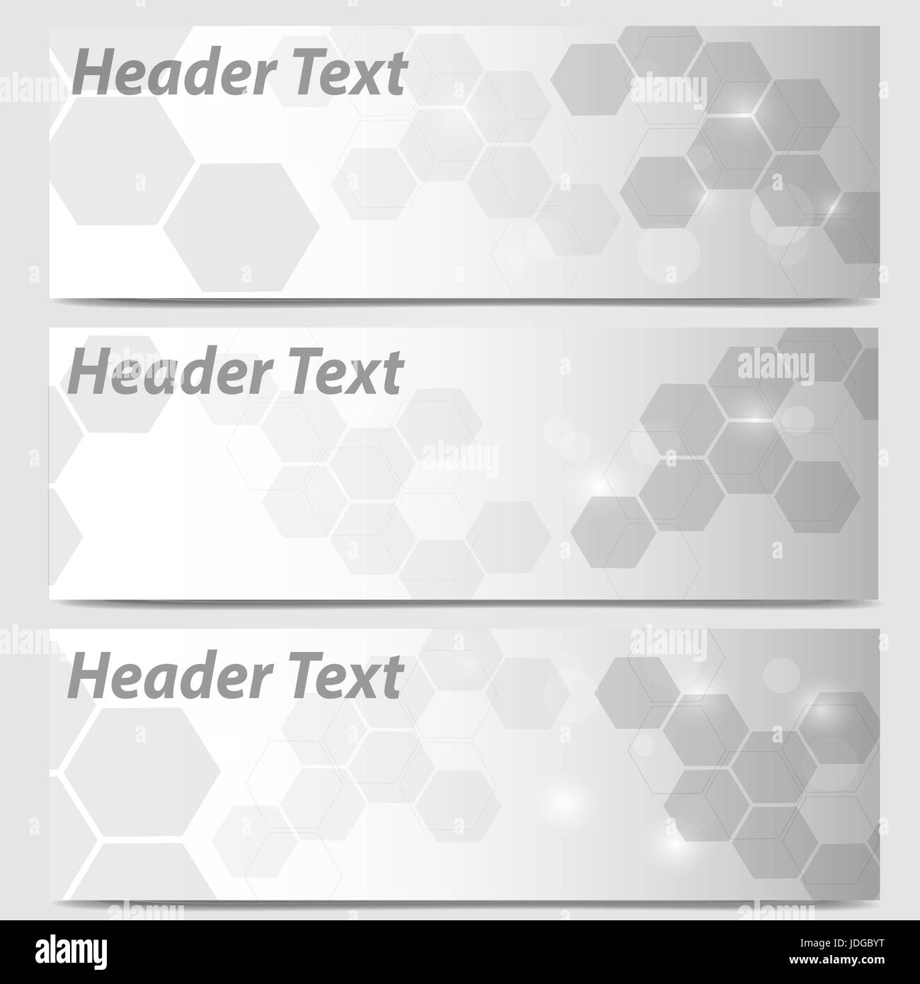 abstract header banner geometrics design in grey vector illustration ...