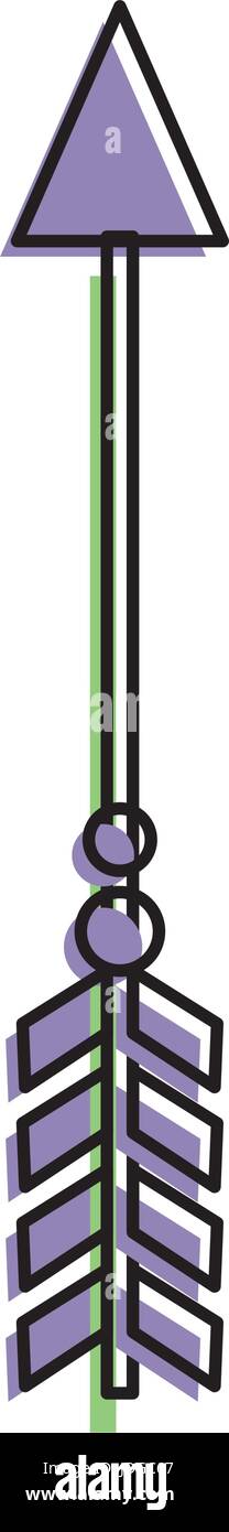 rustic arrow with ornamental design Stock Vector Image & Art - Alamy