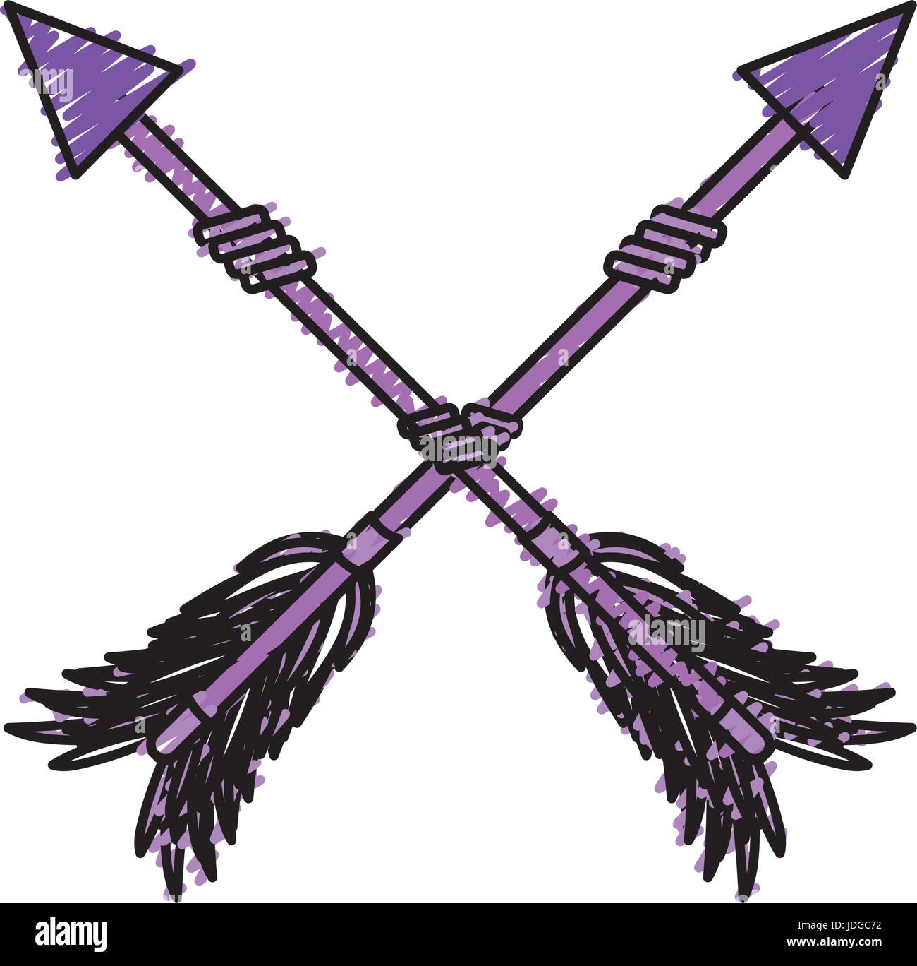 rustic arrows with ornamental design Stock Vector Image & Art - Alamy