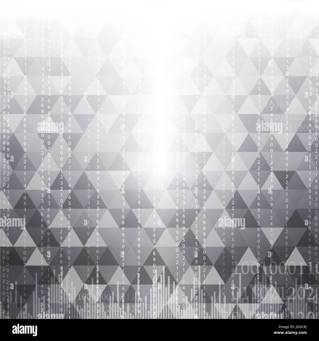 technology abstract in white light effect design in social media with ...