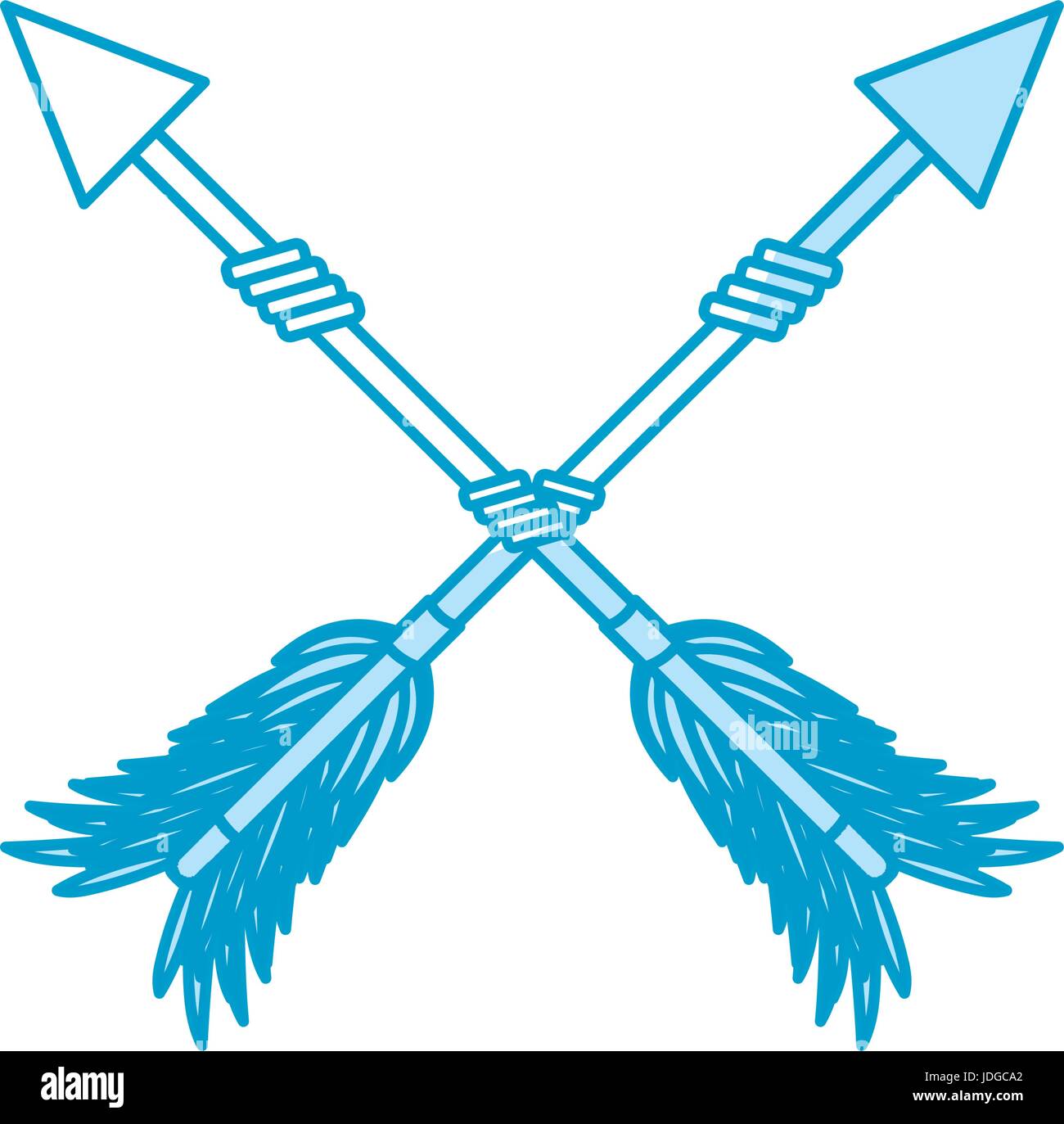 rustic arrows with ornamental design Stock Vector Image & Art - Alamy