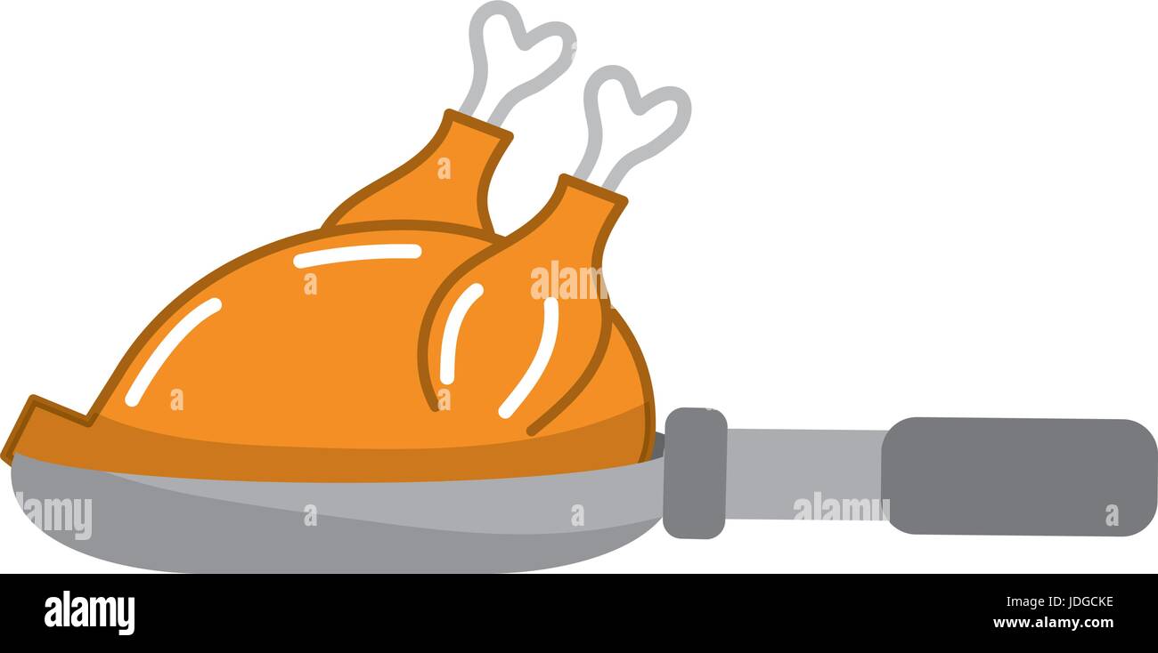 Skillet roasted Stock Vector Images - Alamy