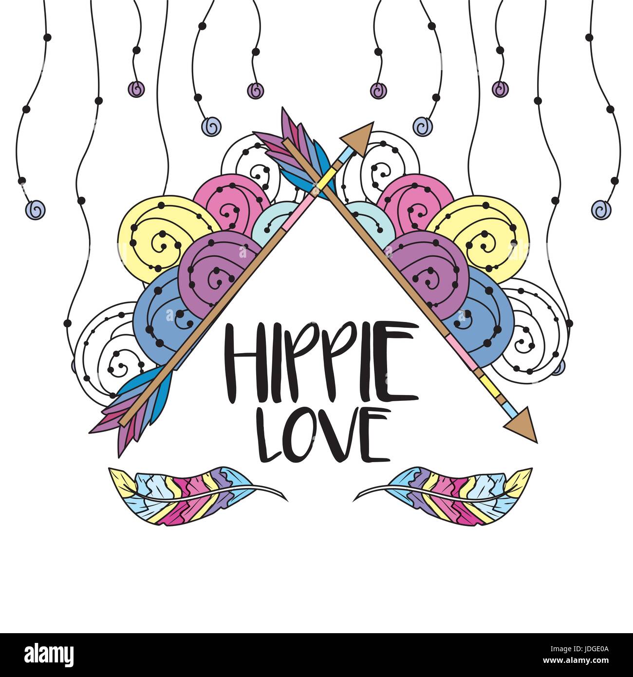 Hippie Love Art