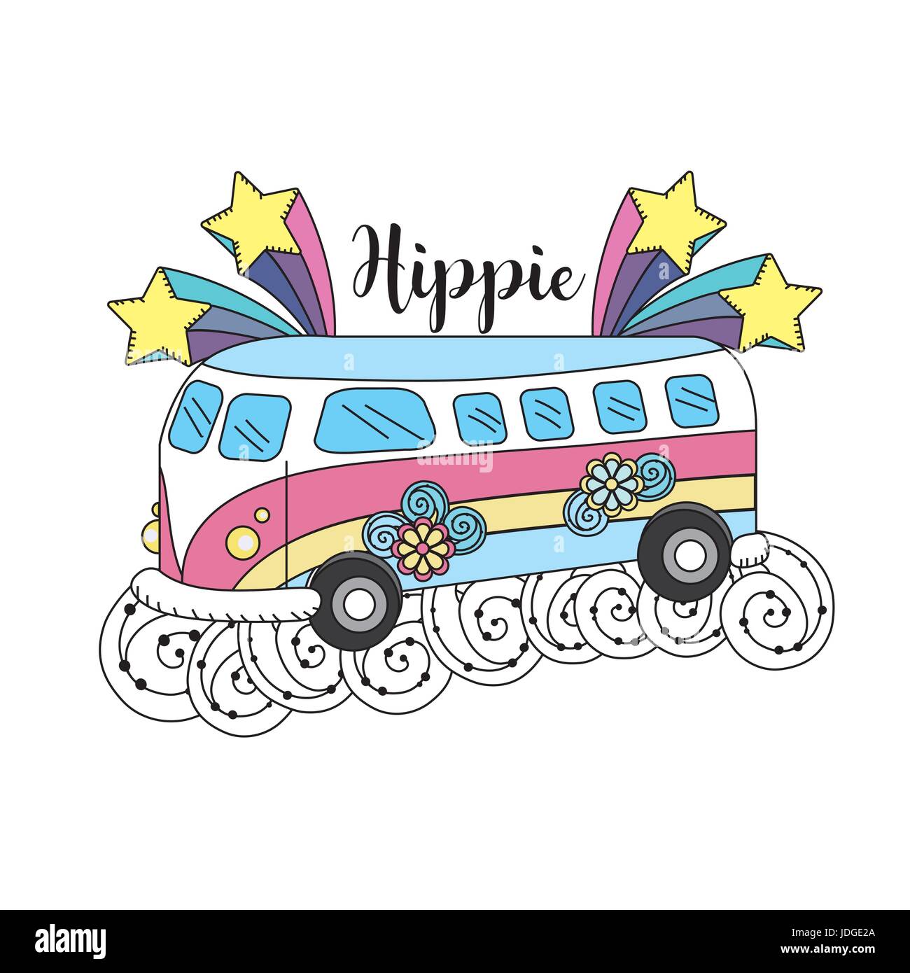 Peace bus Cut Out Stock Images & Pictures - Alamy