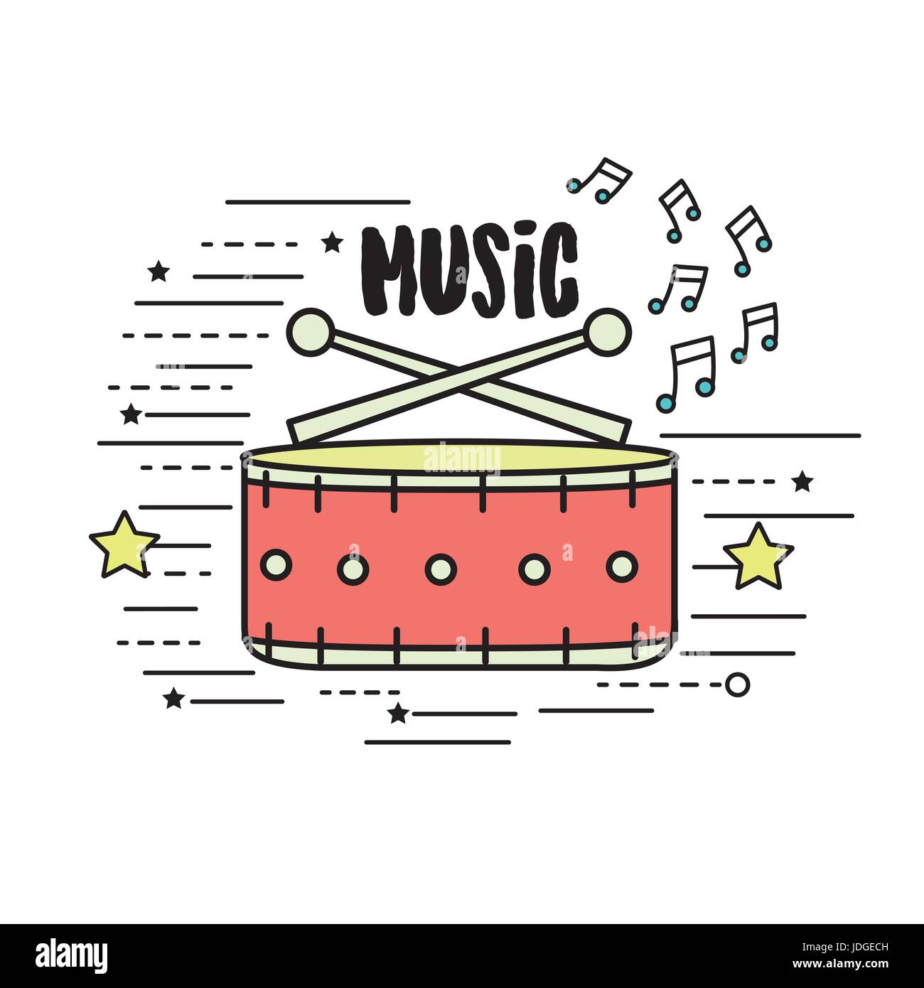 Snare Drum Player Stock Vector Images - Alamy