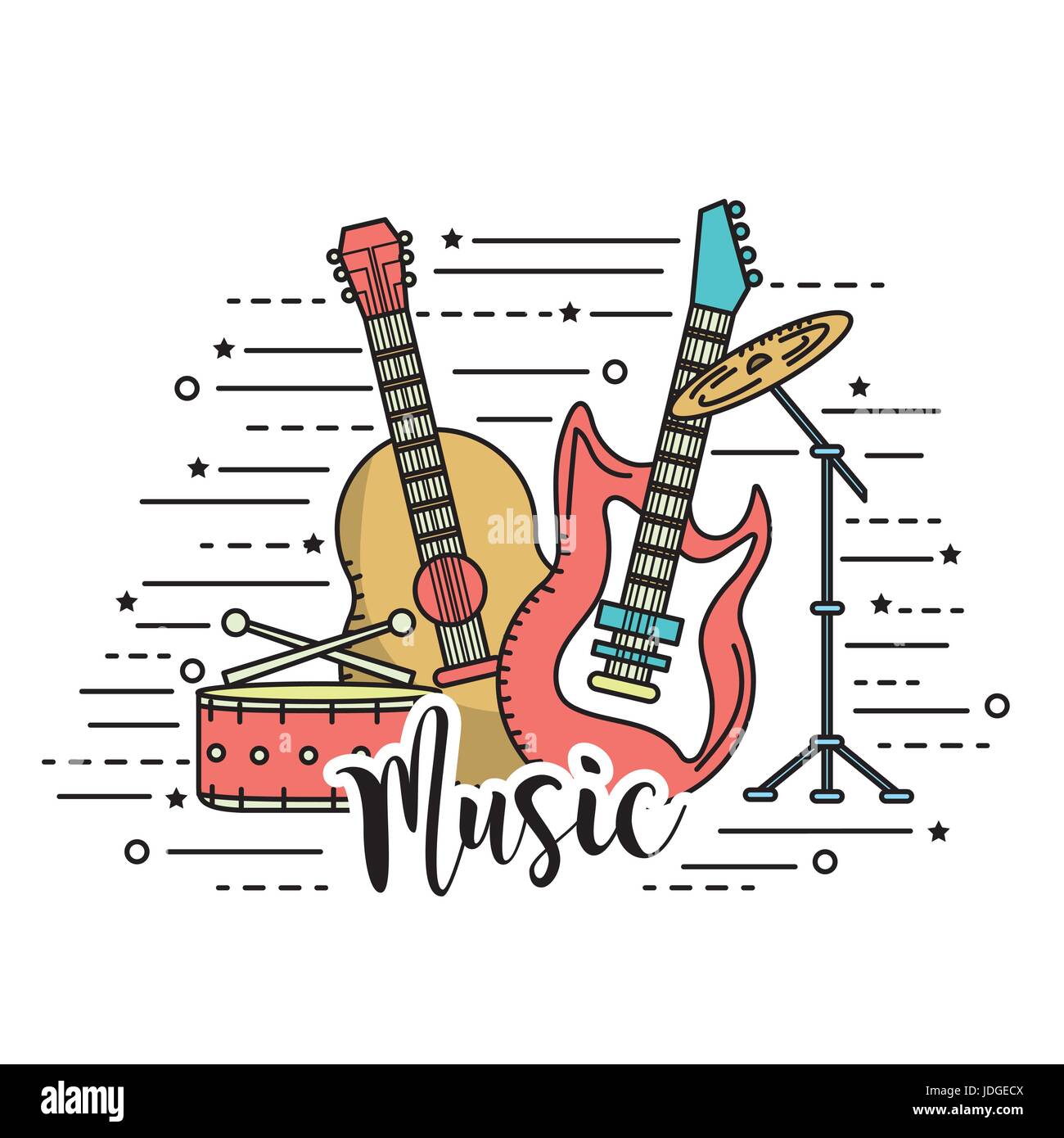 musical instruments to play music Stock Vector Image & Art - Alamy