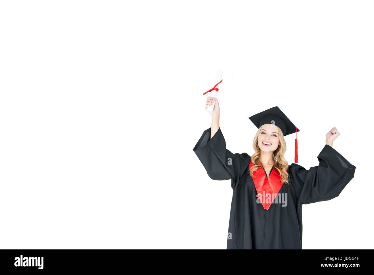 Graduation gown Cut Out Stock Images & Pictures - Alamy