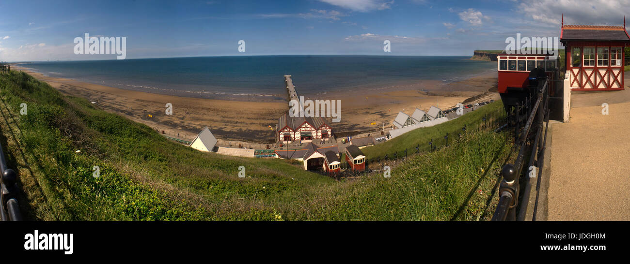 Saltburn cliff lift Stock Photo - Alamy