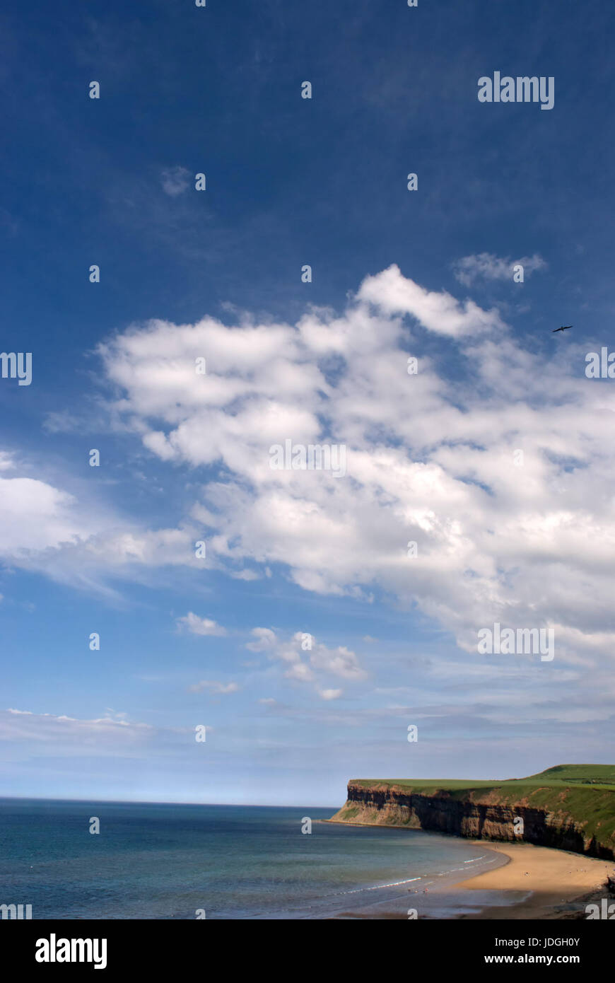 Cliffs at Saltburn Stock Photo - Alamy