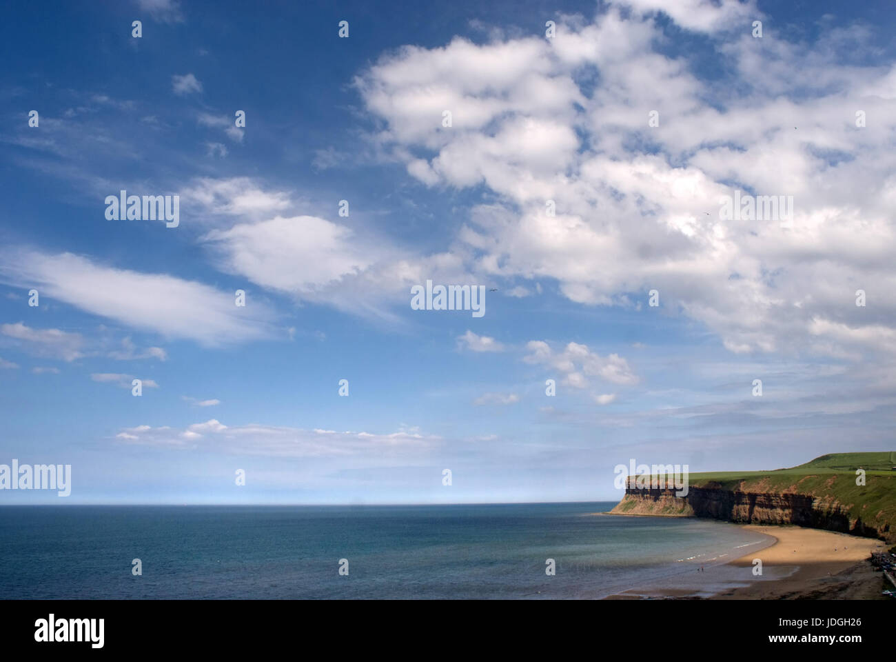 Cliffs at Saltburn Stock Photo - Alamy