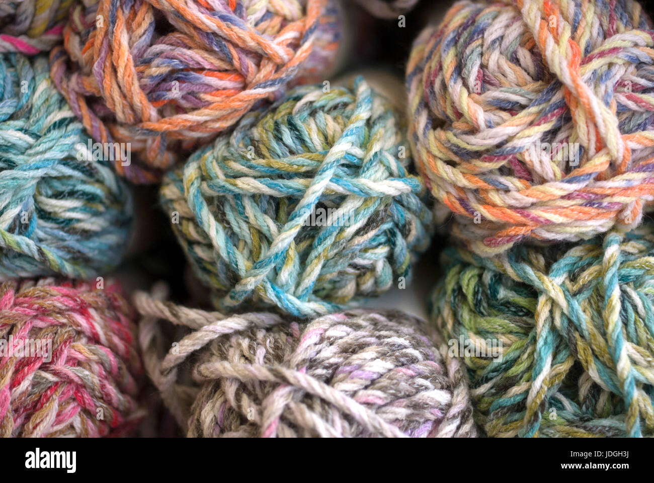 Balls of wool Stock Photo - Alamy