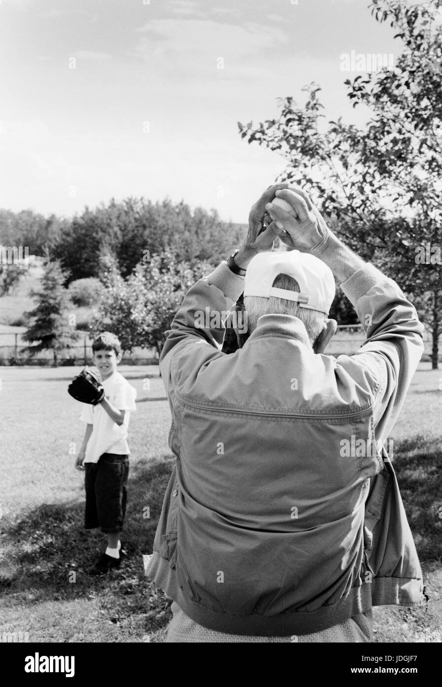 Baseball grandpa Black and White Stock Photos & Images - Alamy