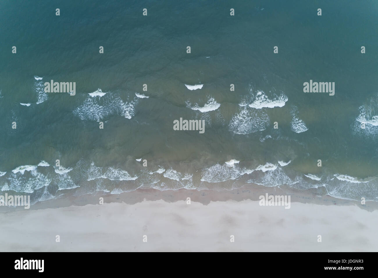 Palanga Lietuva Baltic Sea Seaside Aerial drone top view Stock Photo ...