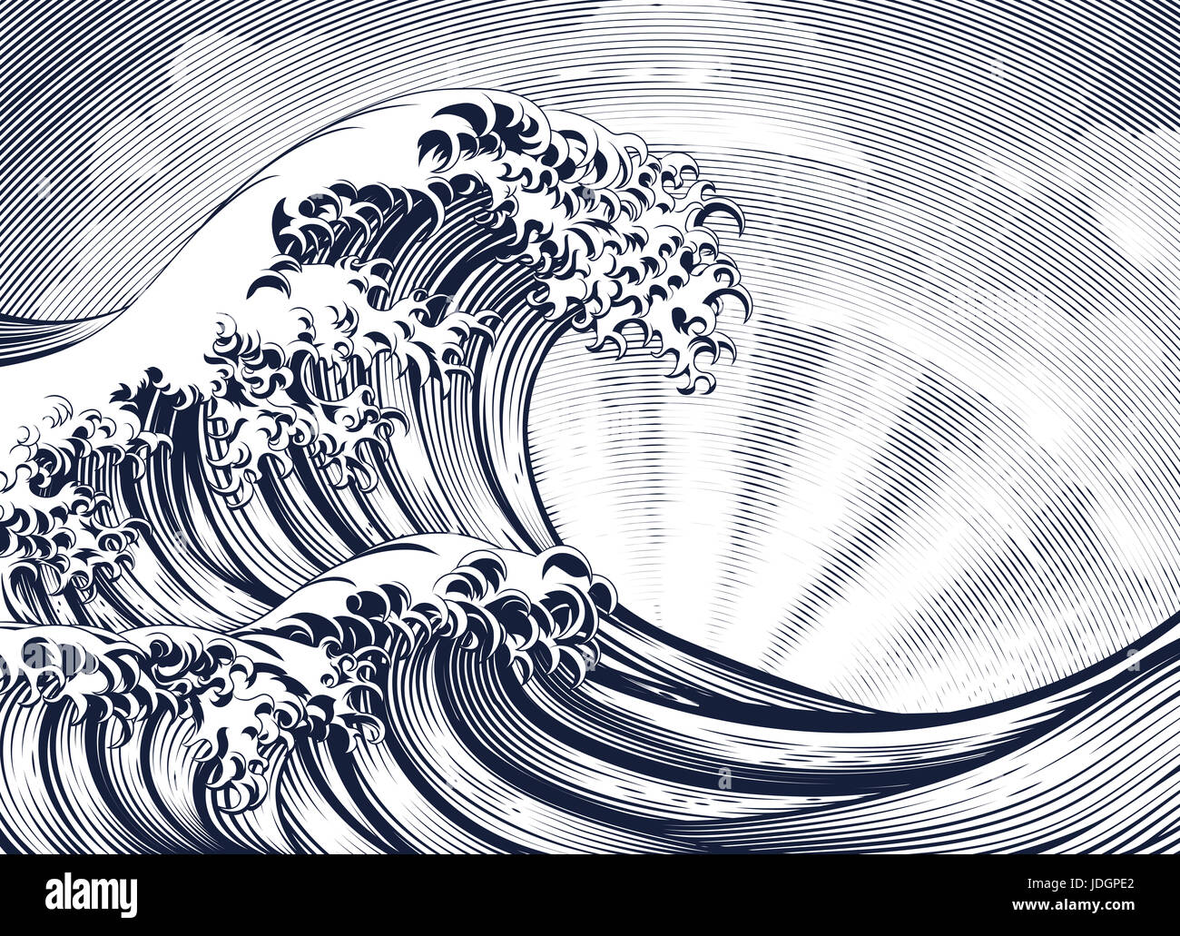 Hokusai Wave Original