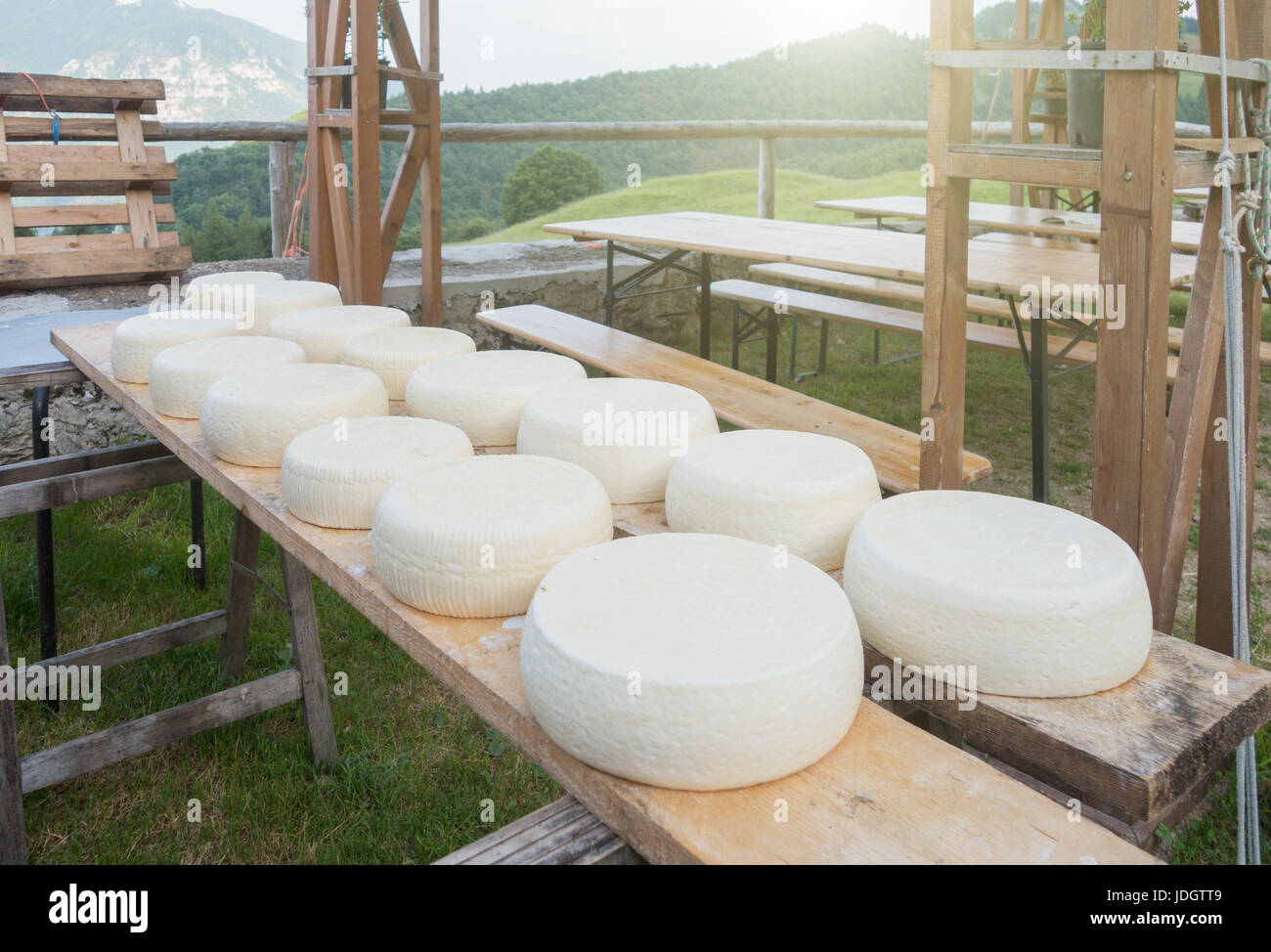 Traditional cheese production hi-res stock photography and images - Alamy