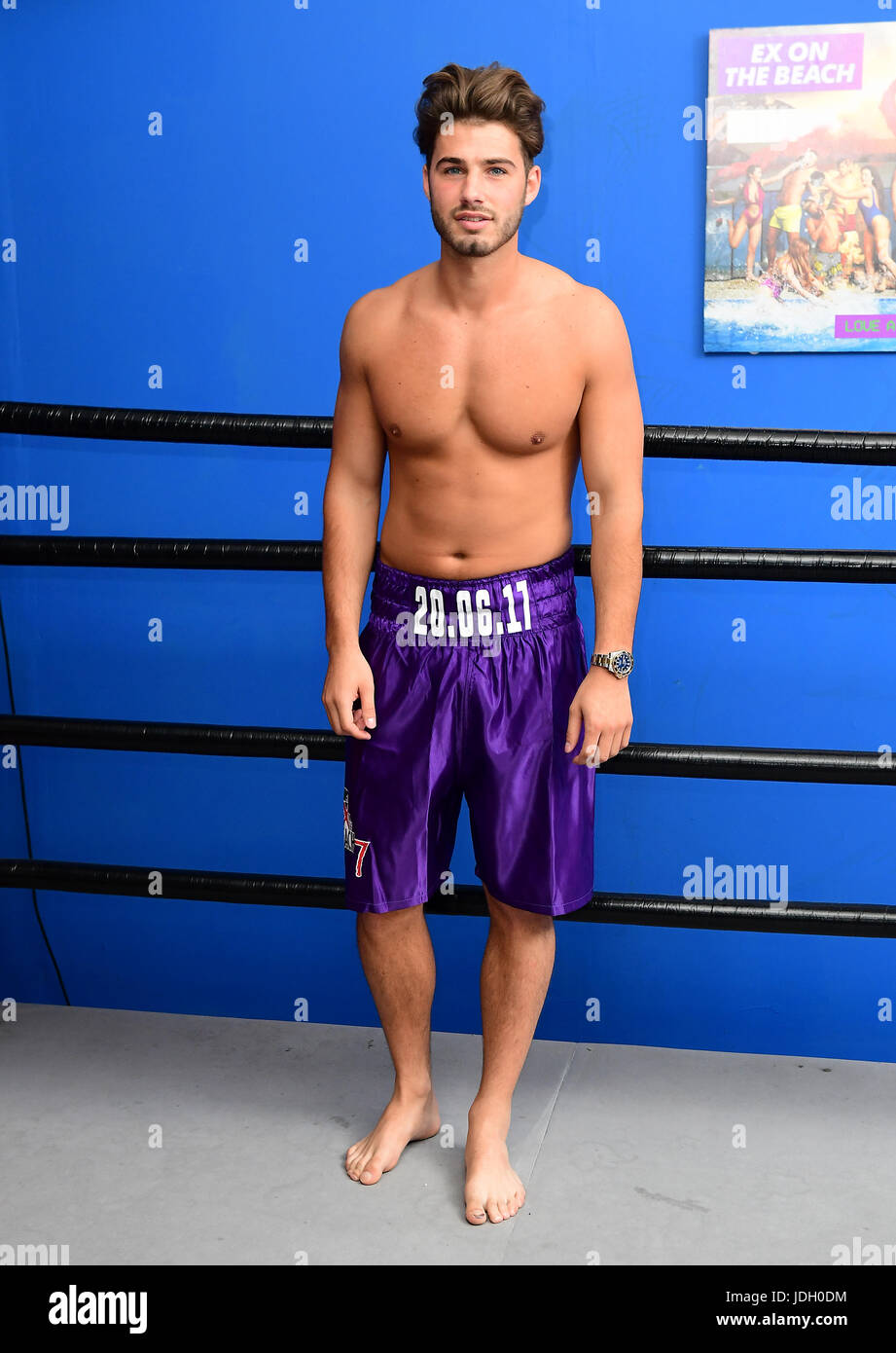 Josh Ritchie attending the Ex On The Beach Photocall, held at the Fight ...