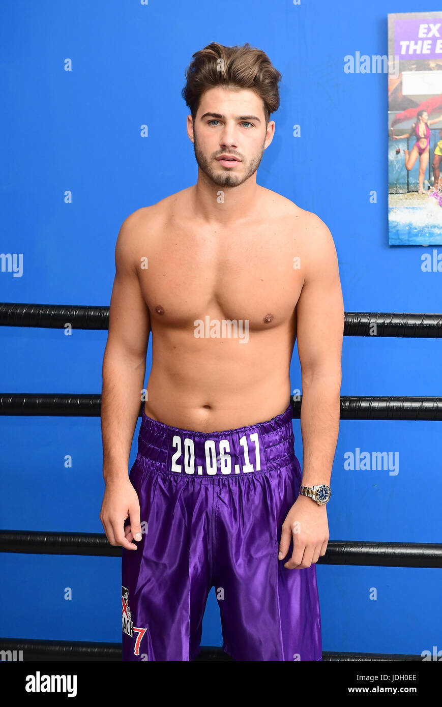 Josh Ritchie attending the Ex On The Beach Photocall, held at the Fight ...