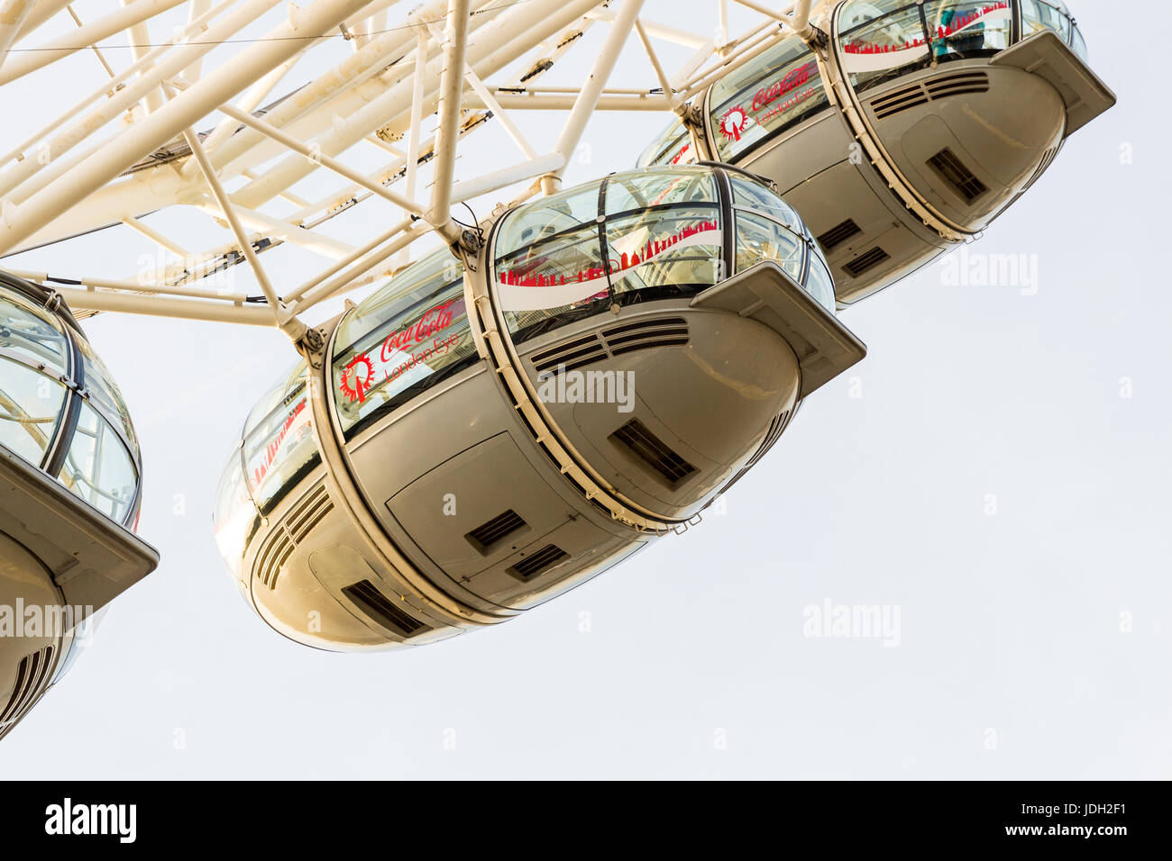 London, England - April 3, 2017: Detail of London Eye (London, UK ...