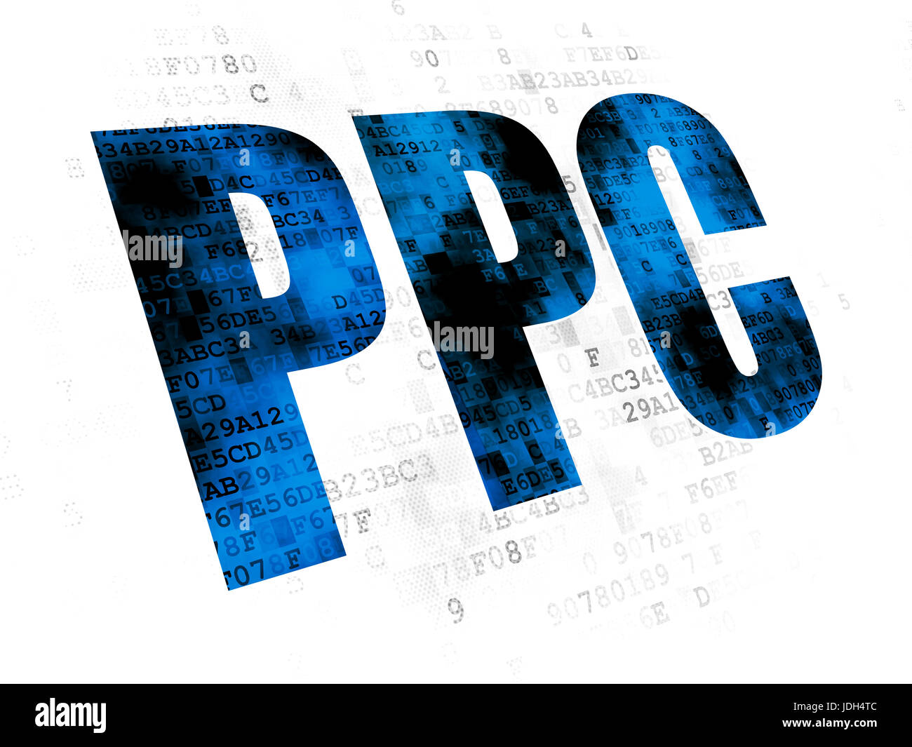 Marketing concept: PPC on Digital background Stock Photo - Alamy