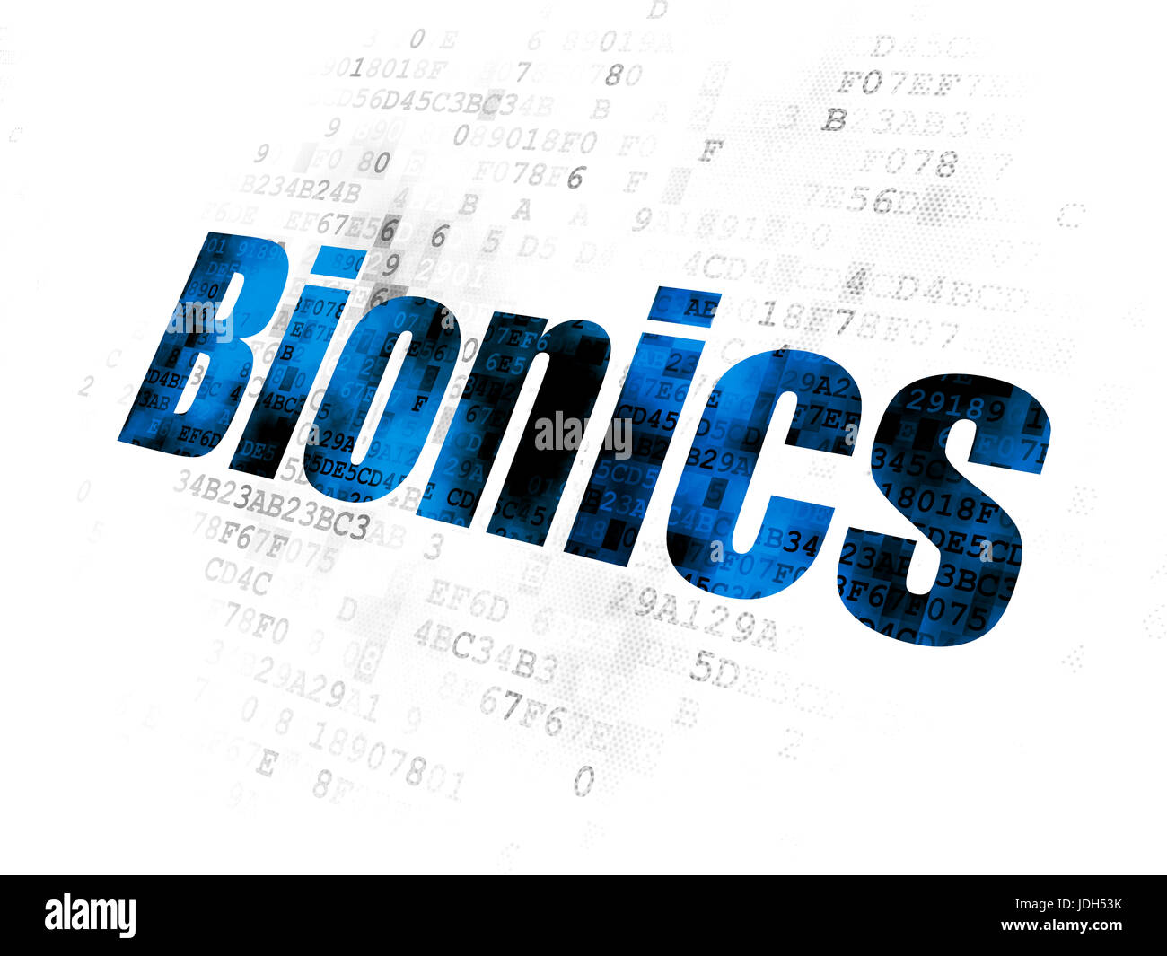 Science concept: Bionics on Digital background Stock Photo - Alamy