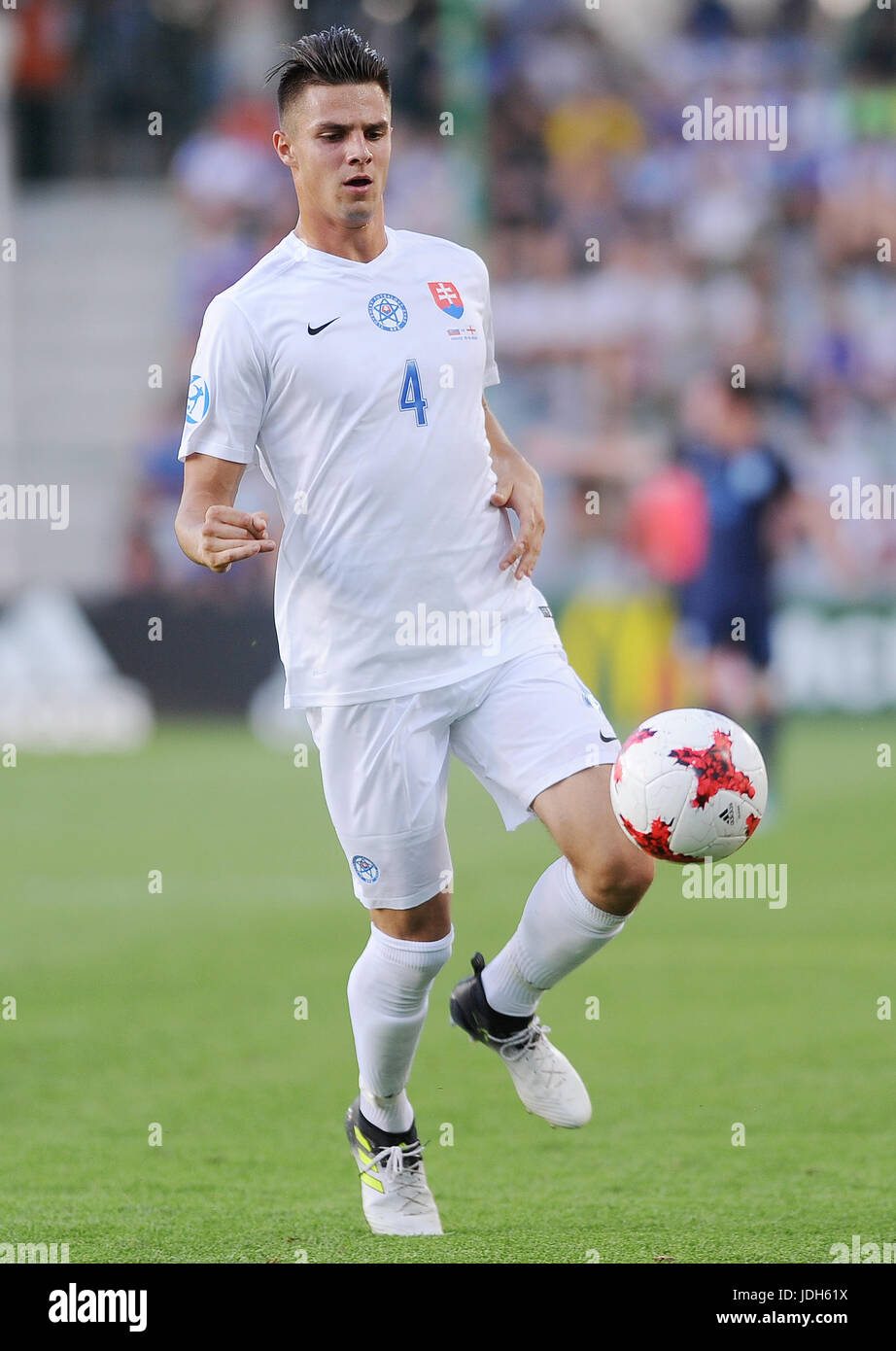 Martin Valjent during the UEFA European Under-21 match between Slovakia ...