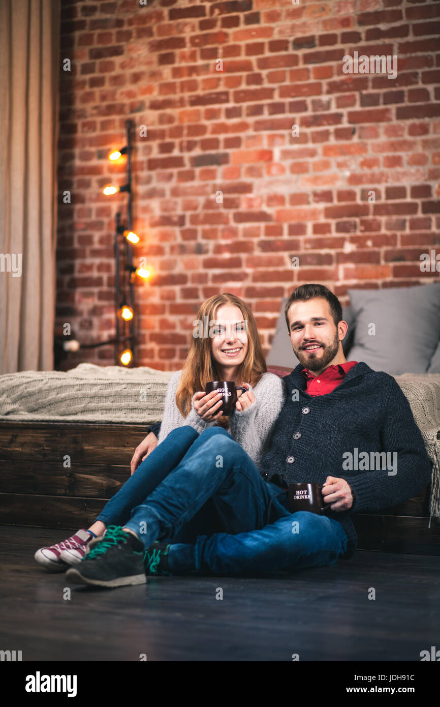 Warm home family hi-res stock photography and images - Alamy