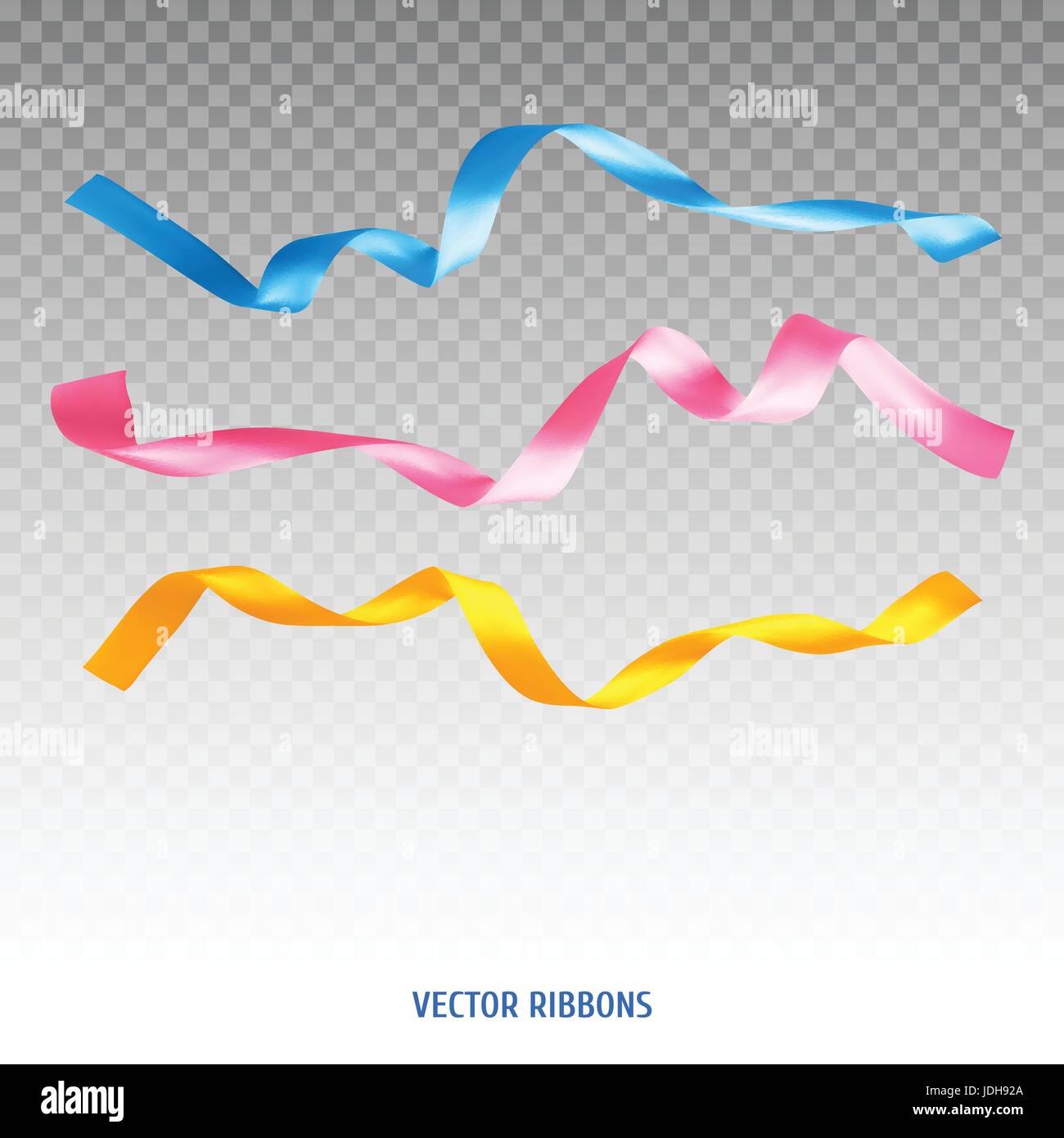 Elegant single wave ribbon Stock Vector Images - Alamy