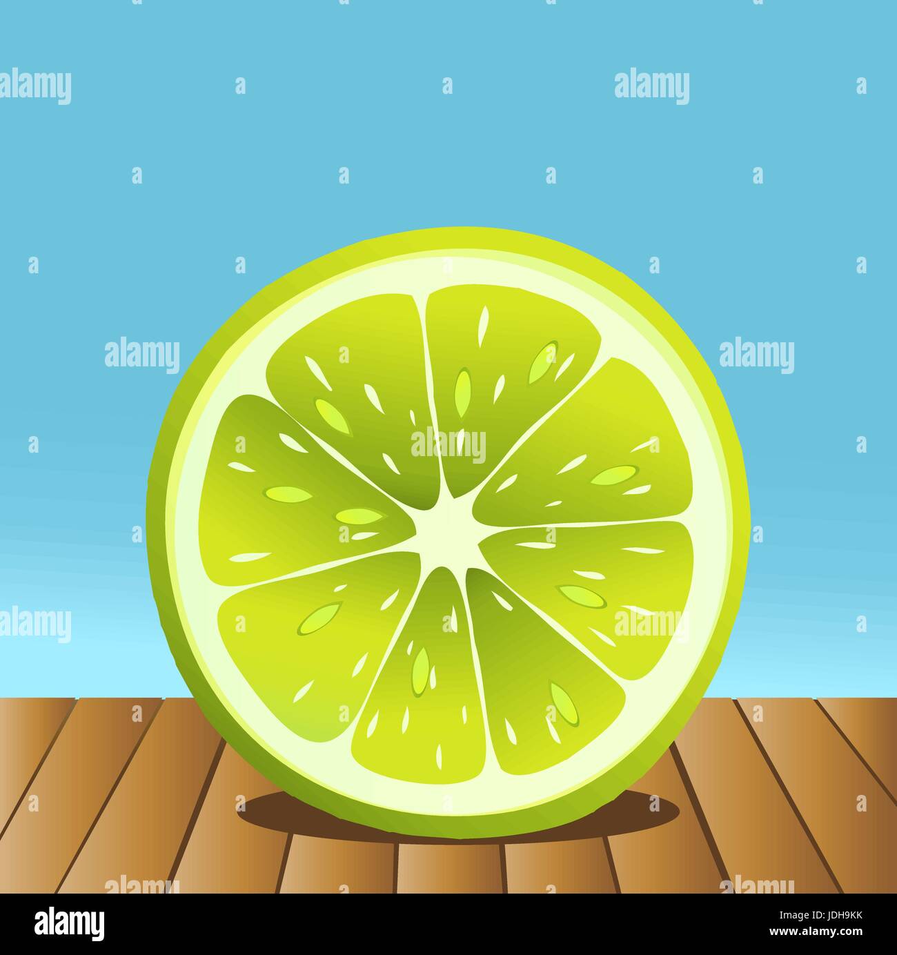 Summer lime fruit Stock Vector Image & Art - Alamy