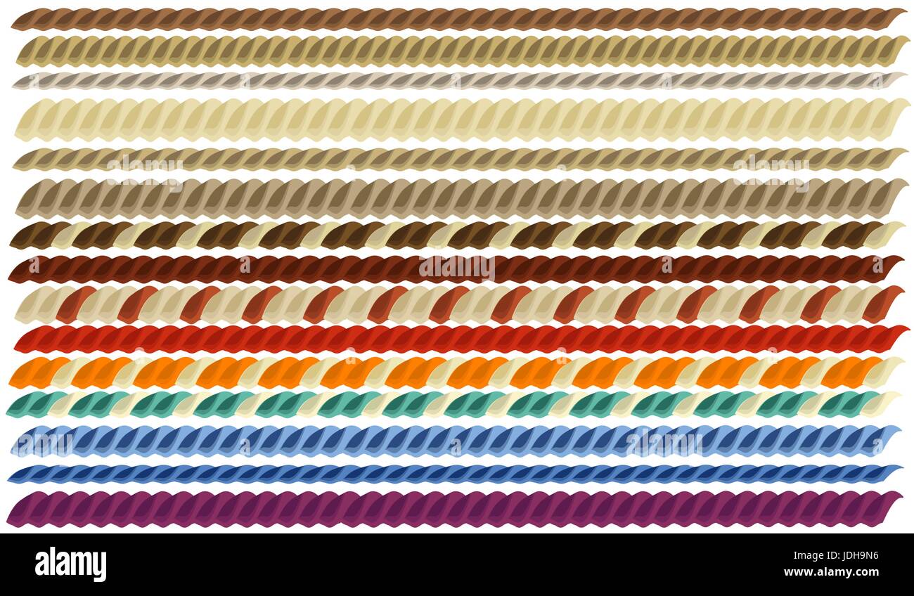 Set of useful rope pattern brushes Stock Vector Image & Art - Alamy