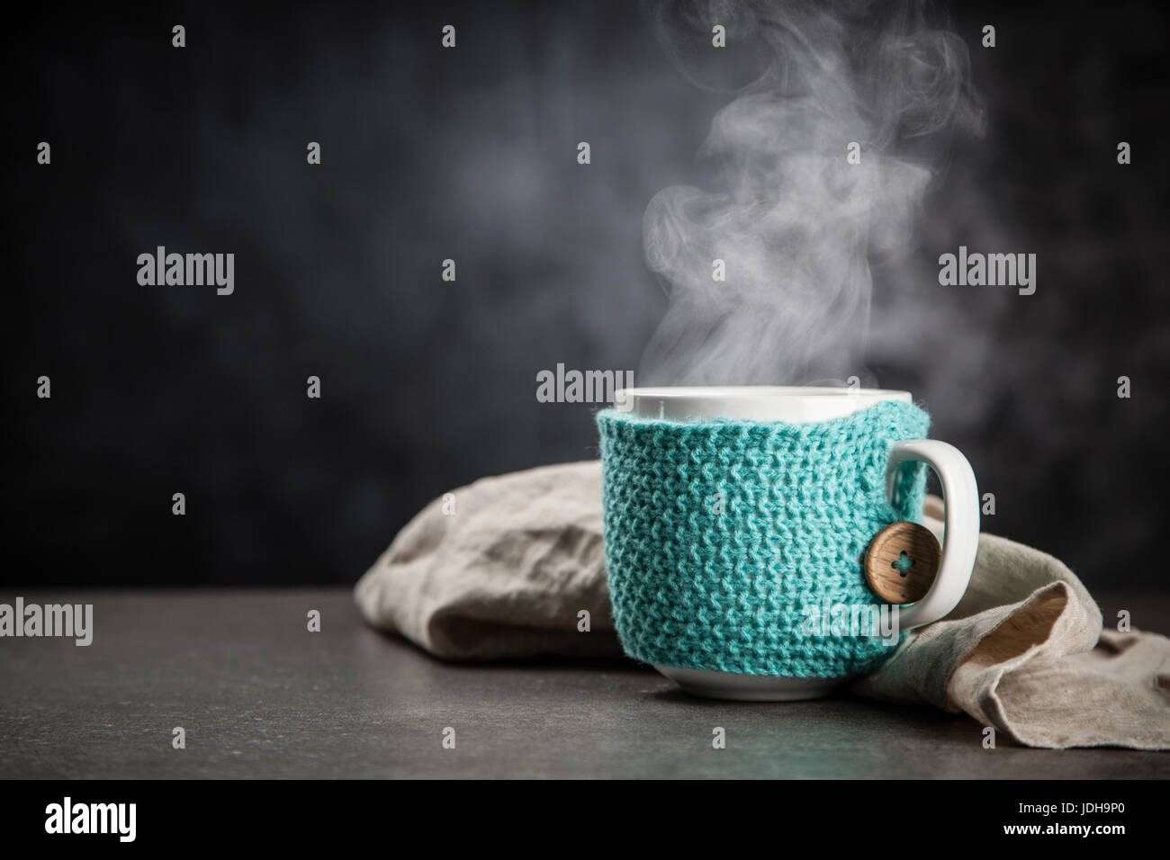 Cup of hot coffee Stock Photo - Alamy