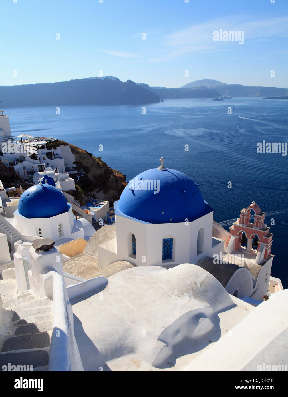 Santorini oia church hi-res stock photography and images - Alamy