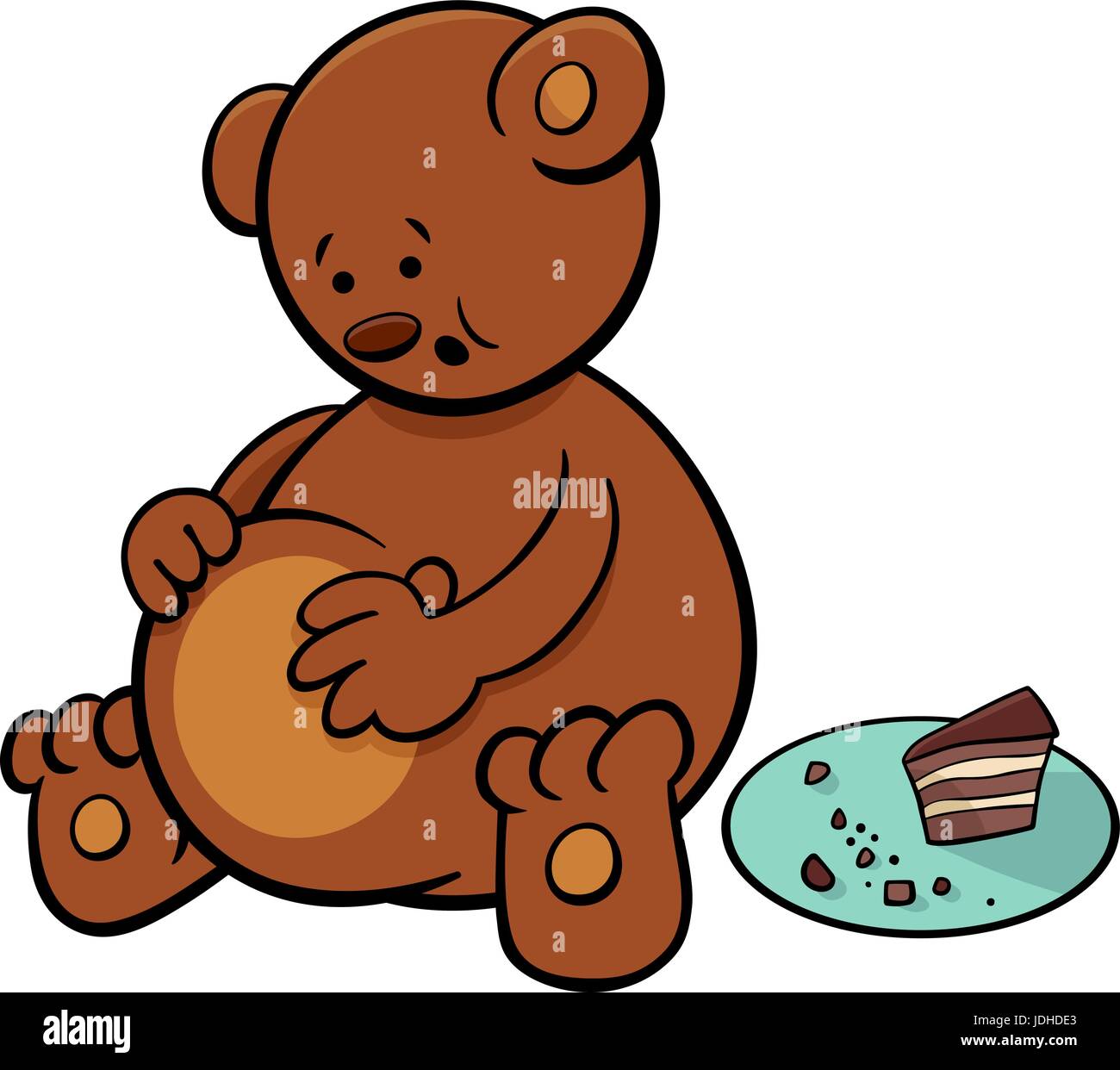 Full Stomach Cartoon