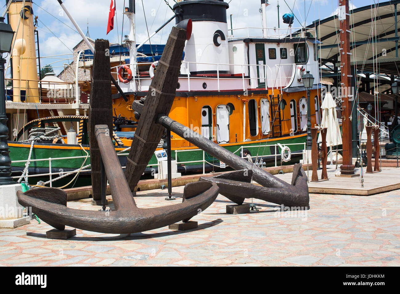 ISTANBUL, TURKEY - 5 JUNE , 2016: Industrial Museum Rahmi Koc Istanbul ...
