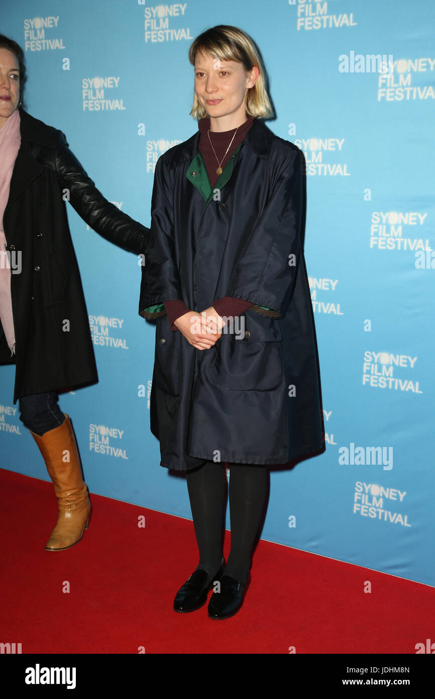 Mia Wasikowska arrives on the red carpet for the Australian Premiere of ...