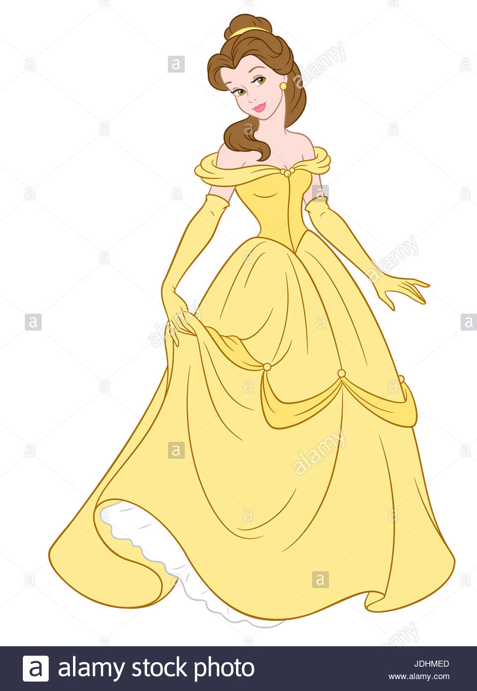 Beauty And The Beast Disney Belle Stock Photos & Beauty And The Beast ...