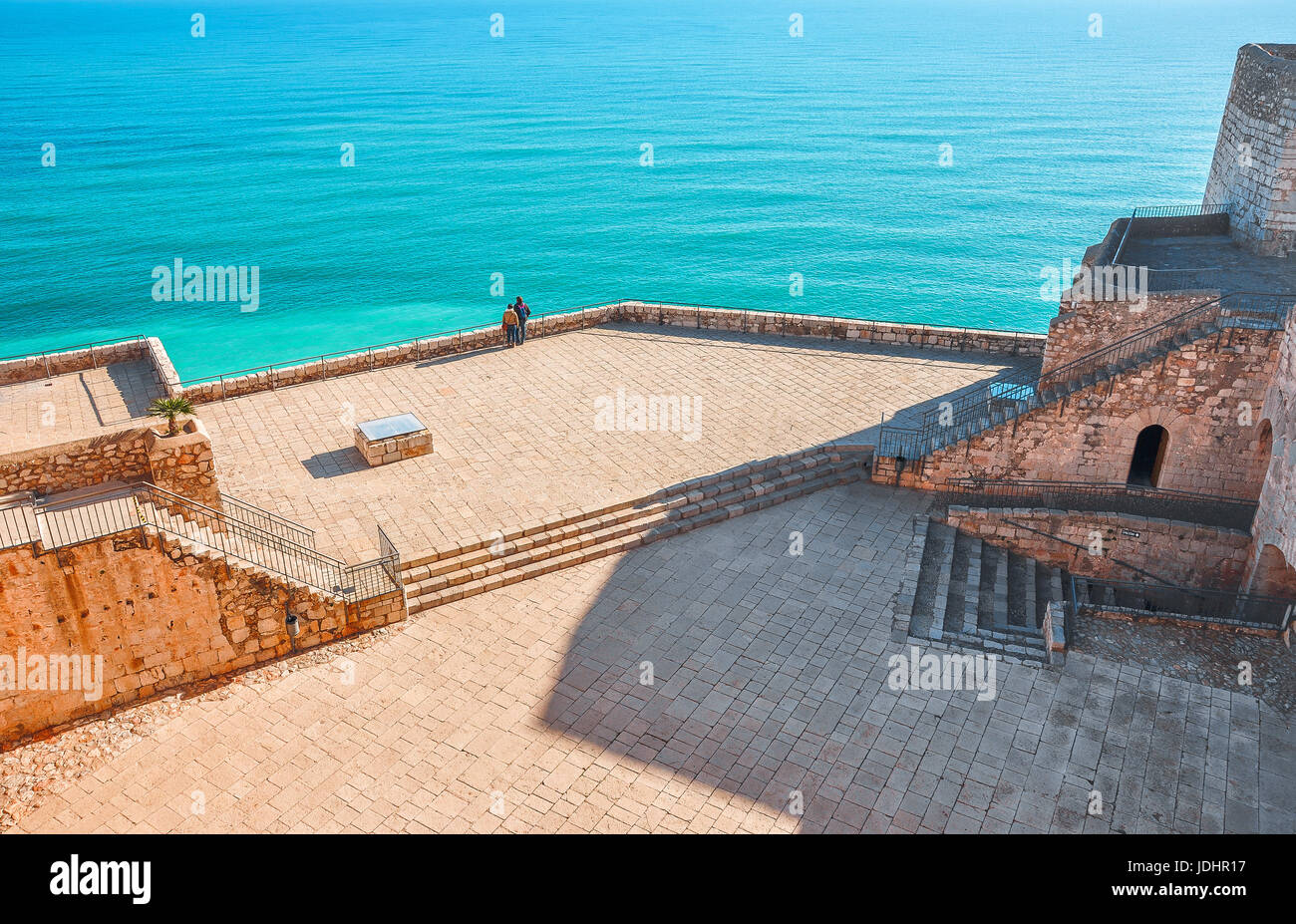 Valencia spain pope luna's castle hi-res stock photography and images ...