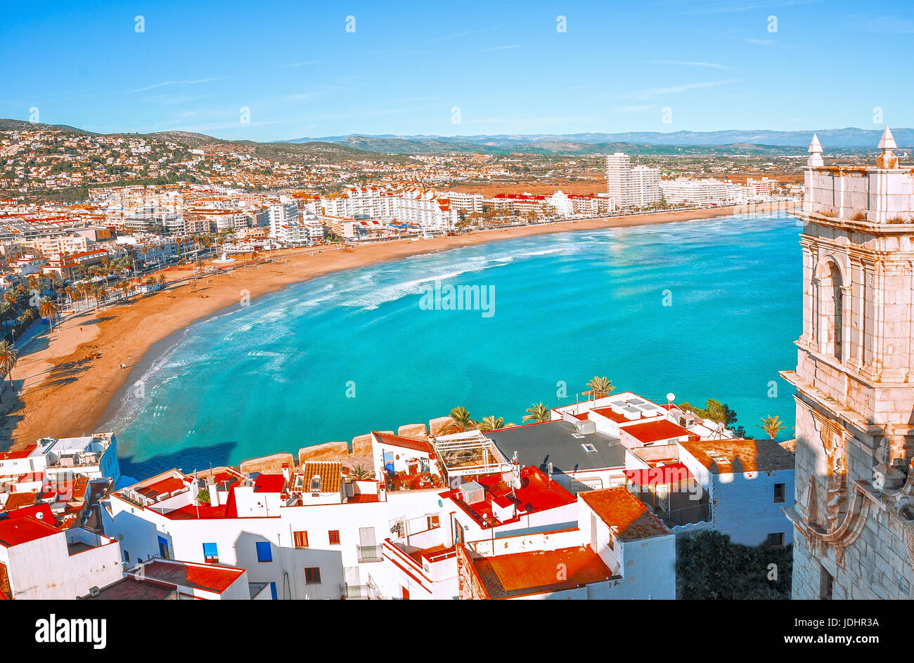 Valencia spain pope luna's castle hi-res stock photography and images ...