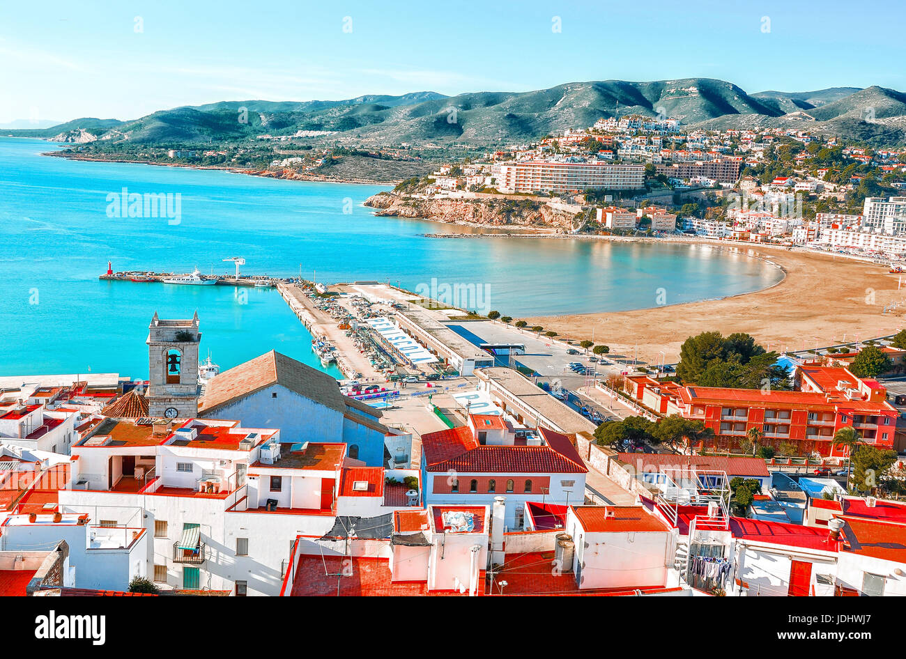 Valencia spain pope luna's castle hi-res stock photography and images ...