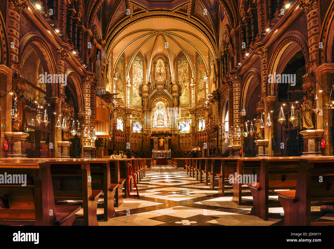 Inside Montserrat Barcelona Spain